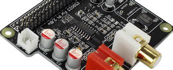 RaspTouch LTE I Sabre V Back Side Streamer Touch Raspberry Pi DAC ES Audiophonics