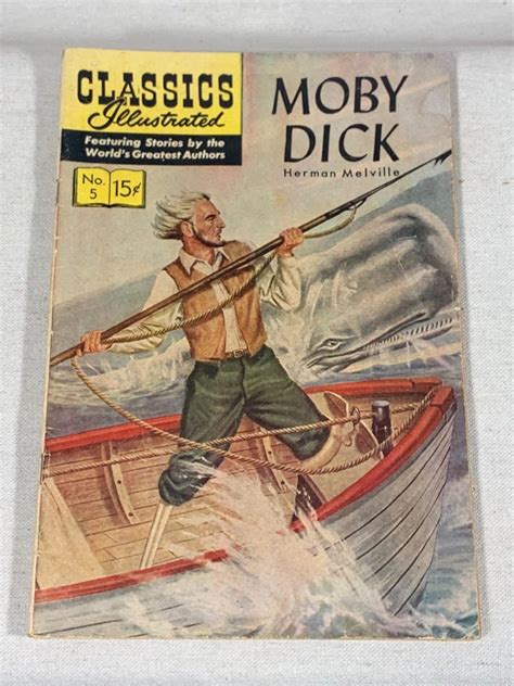 Classics Illustrated No 5 Moby Dick Vintage Comics Book Etsy