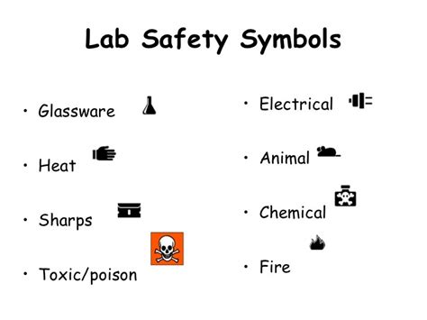 10 Lab Safety Symbols Worksheet Free Worksheets Samples