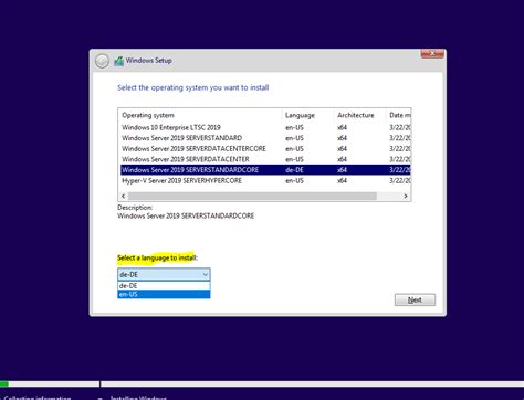 wds windows server 2019 add language pack with dism to wim server