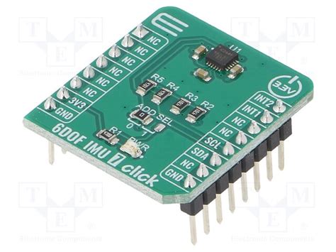 6dof Imu 7 Click Mikroe Click Board Acelerómetrogiróscopo I2c