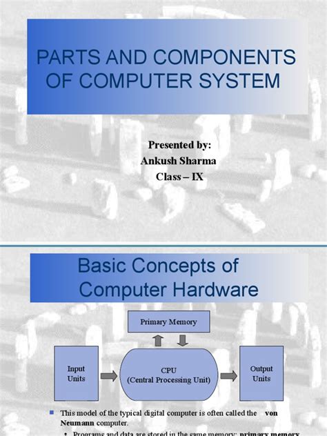 PDF Parts And Components Of Computer System DOKUMEN TIPS