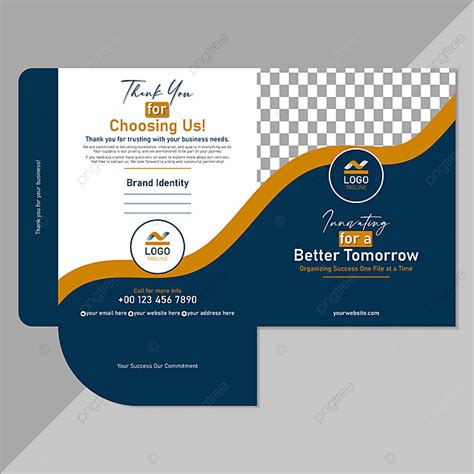 Presentation Folder Layout Design Vector Template Download On Pngtree