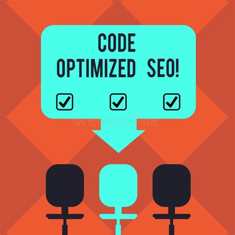 Handwriting Text Code Optimized Seo Concept Meaning Process Of