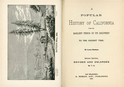 A Popular History Of California From The Earliest Period Of Its