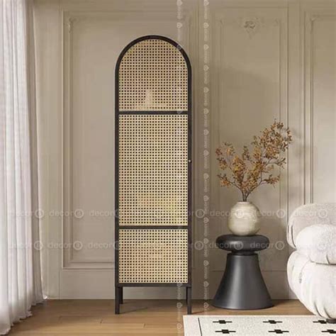 Leonard Contemporary Arched Narrow Wardrobe More Colors