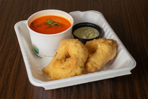 Medu Vada Sambhar 2 Pcs Urbanspice Restaurant
