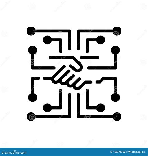 Black Solid Icon For Digitalized Digitized And Digitization Stock Vector Illustration Of