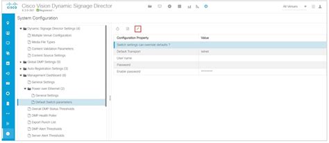 Release 6 3 Cisco Vision Dynamic Signage Director Operations Guide Managing Switch Data In