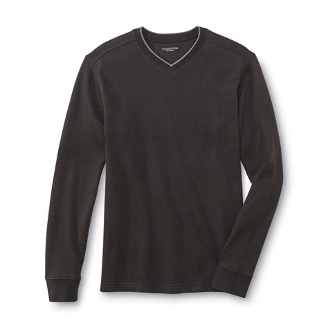 Covington Mens Long Sleeve V Neck Shirt