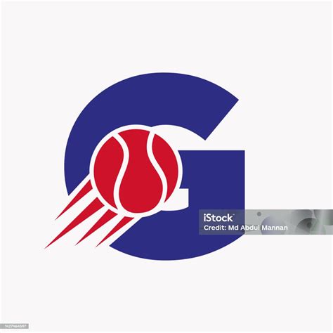 초기 편지 G 테니스 로고 개념 움직이는 테니스 볼 아이콘 테니스 스포츠 로고 타입 심볼 벡터 템플릿 Championship에 대한 스톡 벡터 아트 및 기타 이미지 Istock