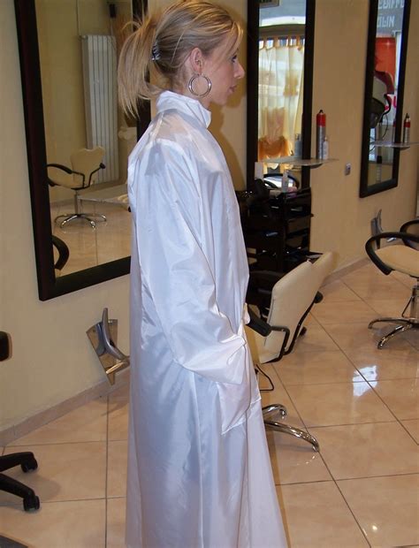 Nylons Blouse Nylon Sissy Boi Color Cape Staff Uniforms Plastic