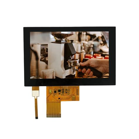5 Inch Tft Display Resolution 800 480 Automotive Instrument Lcd Screen Rgb Interface
