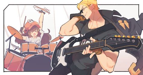 May And Johnny Guilty Gear And 2 More Drawn By Hannim7h Danbooru