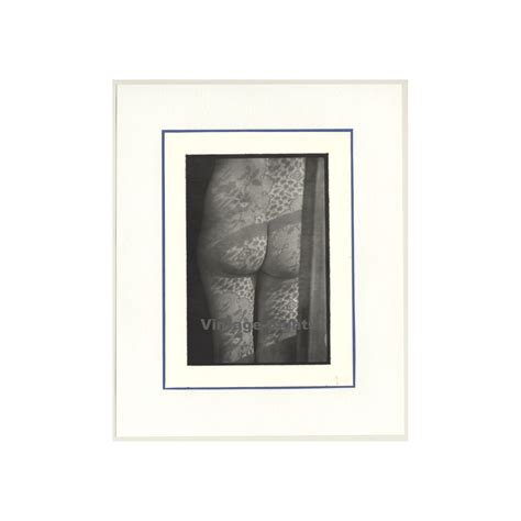R Folco Shadow Reflections On Nude Womans Butt Vintage Photo France