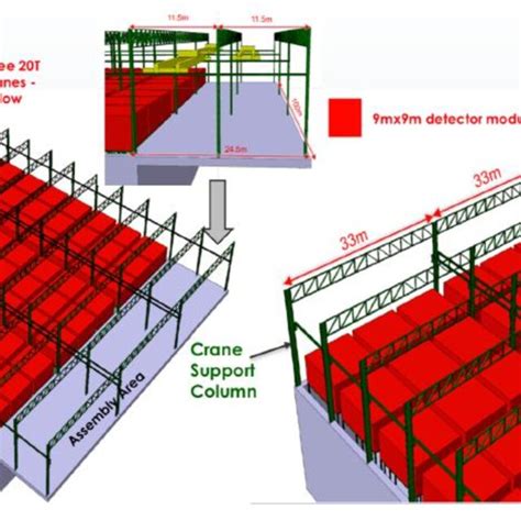 Engineering Drawing For An Array Of 100 Modular Units Download Scientific Diagram