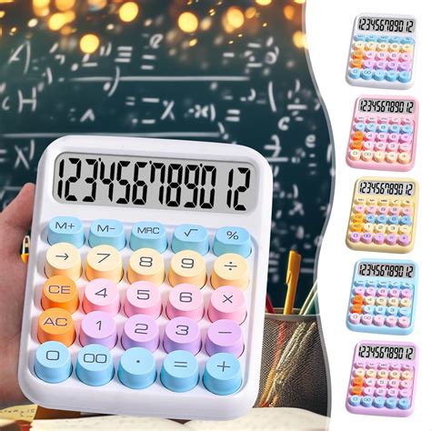 Kladzum Pocket Size Mini Calculator Small Calculators Handheld Basic