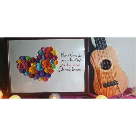 Rose Flower Framework Handmade Framework Shopee Malaysia