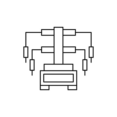 Robotic Mechanism Medicine Technology Vector Icon 22764098 Vector Art At Vecteezy