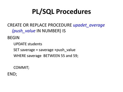 Ppt Oracle Pl Sql Powerpoint Presentation Free Download Id