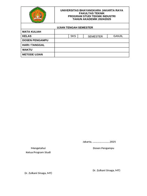 Format Uts Pdf