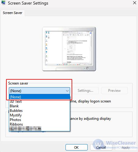 How To Disable The Screen Saver In Windows