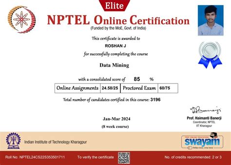 roshan j on linkedin datamining machinelearning nptel