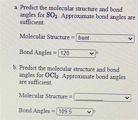 [answered] A Predict The Molecular Structure And Bond Angles For So₂ Kunduz