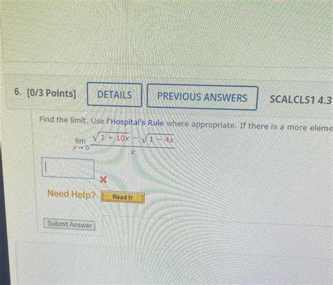 solved 6 [0 3 points] details previous answers scalcls1 4 3