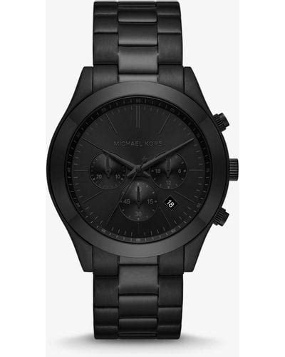 Black Michael Kors Watches For Women Lyst