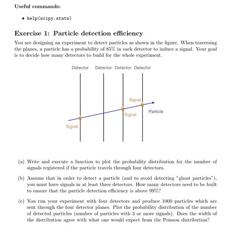 solved exercise 1 particle detection efficiency you are
