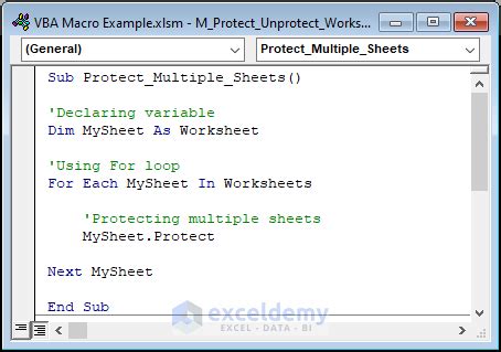 VBA Macro Example For Enhanced Productivity ExcelDemy
