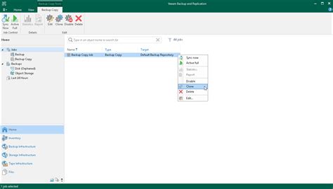 Cloning Backup Copy Job User Guide For Vmware Vsphere