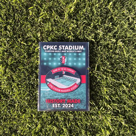 Kc Current Cpkc Stadium Inaugural Season Patch Kansas City Current