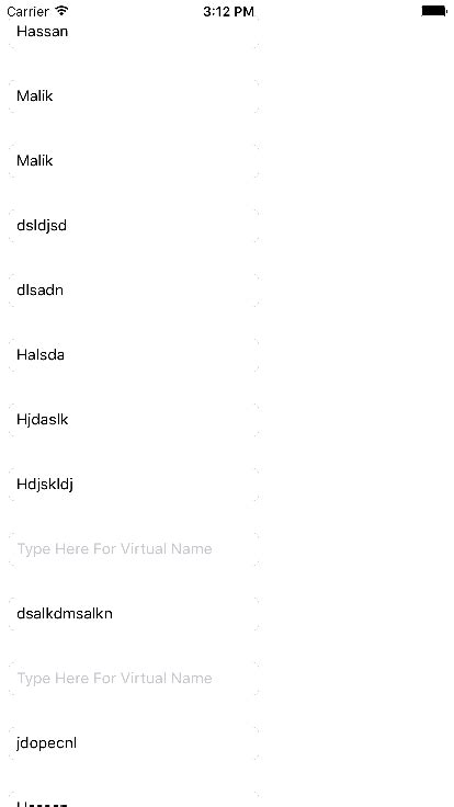 Ios Uitextfield Creating Mess With Data When Using In Uitableview