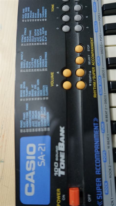 Casio Sa 21 32 Keys Electronic Keyboard For Sale Online Ebay