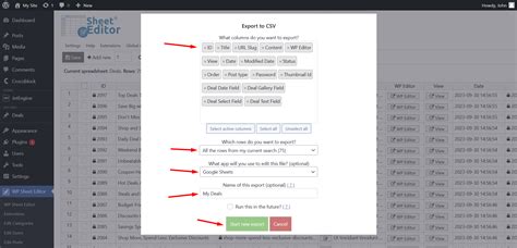 Export And Import JetEngine Post Types With Google Sheets WP Sheet Editor