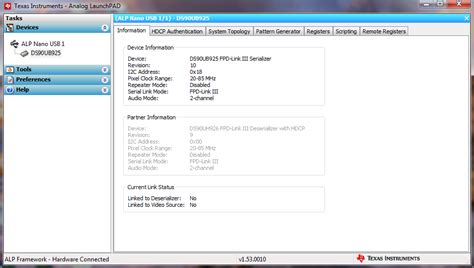 Deserializer DS UH Q Is Not Enabling When Connected To Serializer DS UB Q Through LVDS
