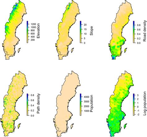 Maps Of The Geographic Variables Used To Explain Ignorance The