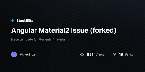 Angular Material2 Issue Forked Stackblitz