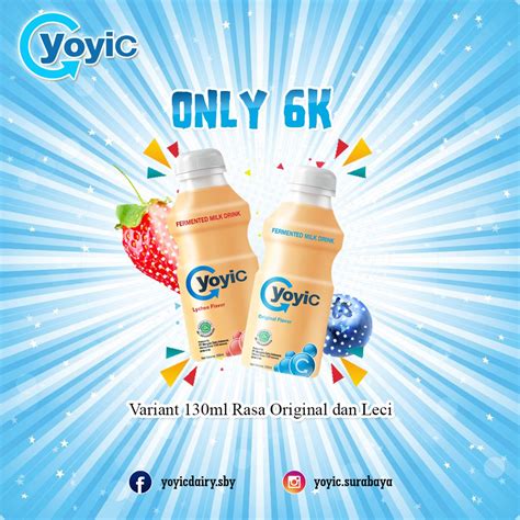 Jual Yoyic Probiotik Drink Rasa Oringinal 130 Ml Shopee Indonesia