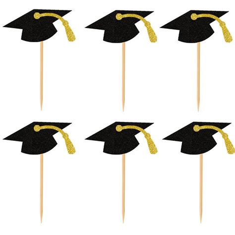 Badu Bg Нови опаковки за кексчета за абитуриентско парти за 2024 г с горна част за торта