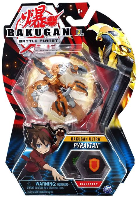 Bakugan Battle Planet Battle Brawlers Ultra Single Figure Pyravian Toywiz