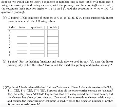 Suppose We Would Like To Insert A Sequence Of Numbers