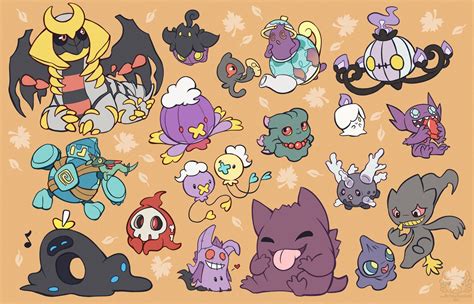 Ghost Type Pokemon List