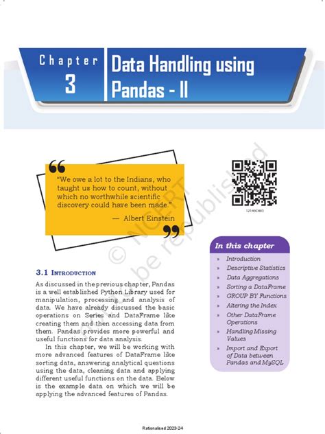 Data Handling Using Pandas Ii Pdf Quantile Quartile