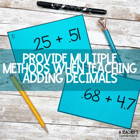 A Fun And Engaging Way To Teach Adding Decimals A Teacher S Wonderland