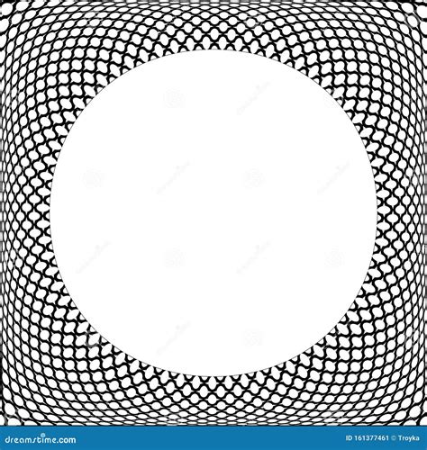 Circle 3d Frame Geometric Convex Pattern Stock Vector Illustration Of Convex Black 161377461