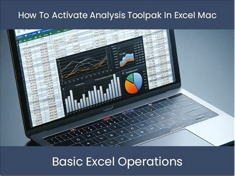 Excel Tutorial How To Activate Analysis Toolpak In Excel Mac Excel