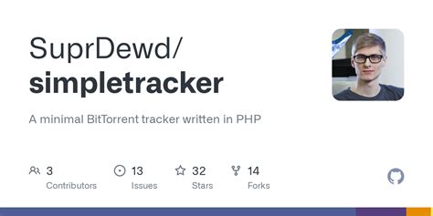 GitHub SuprDewd Simpletracker A Minimal BitTorrent Tracker Written In PHP